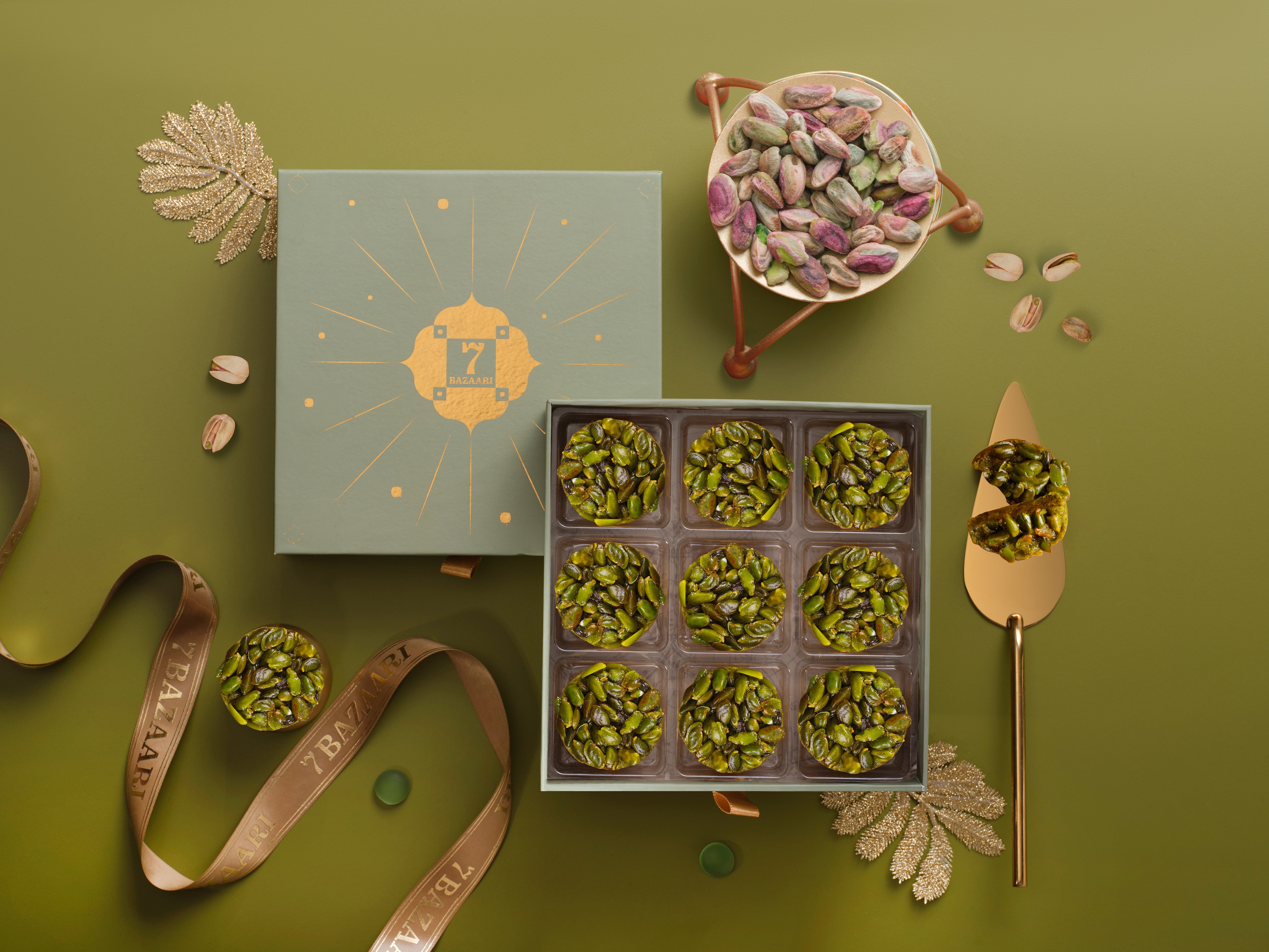 Shahi Pista Barfi Box – 7 BAZAARI